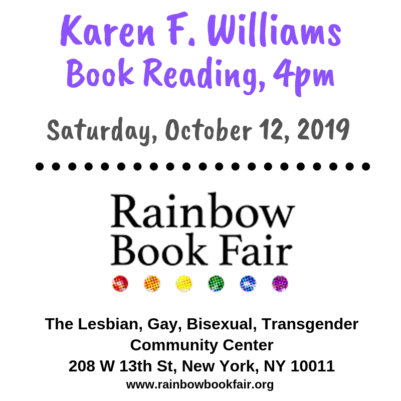 Book Reading: NYC Rainbow Book Fair – Karen F. Williams